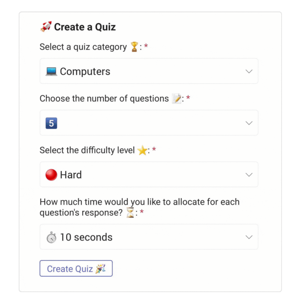 Quizzes Udyamo